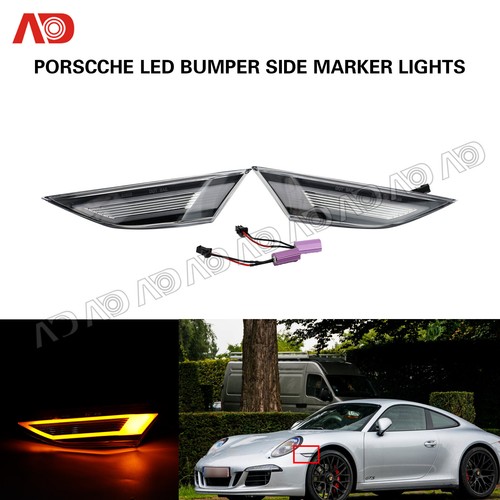 Clear LED Side Marker Light For Porsche 991 911 Carrera 981 Cayman ...