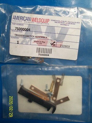 AMERICAN WELDQUIP 75000004 TRIGGER SWITCH ASSEMBLY | eBay