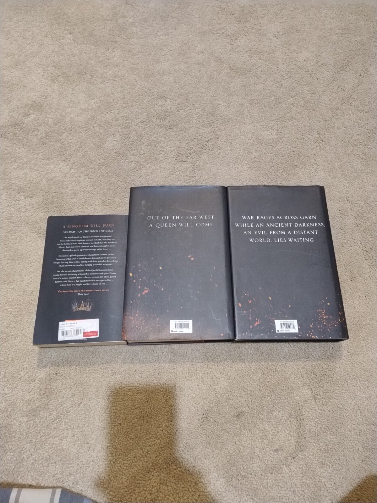 THE FIREMANE SAGA TRILOGY..3 X 2 H/C BOOKS 1 2 & 3...RAYMOND E FEIST ...