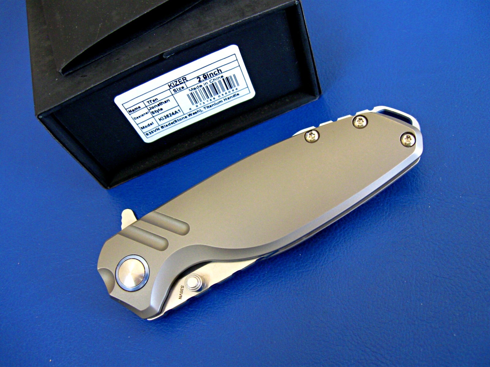 Kizer KI3624A1 Ti'an Titanium Frame Lock S35VN Knife | eBay
