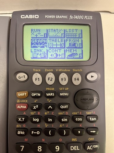 casio power graphic fx-7400g plus calculator works! | eBay