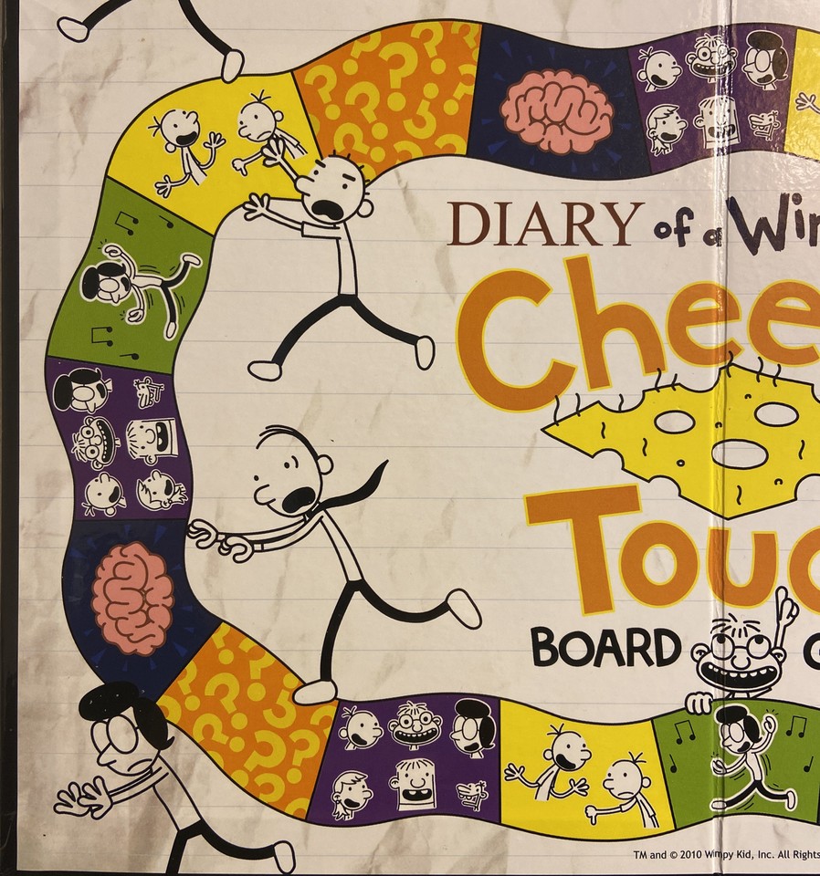 Diary of a Wimpy Kid Cheese Touch Board Game COMPLETE - Pressman | eBay