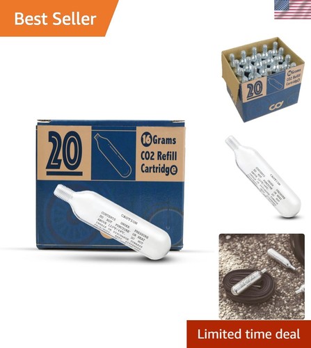 Portable 16g / 25g CO2 Cartridges - Quick Refills for Bike and Tubeless ...