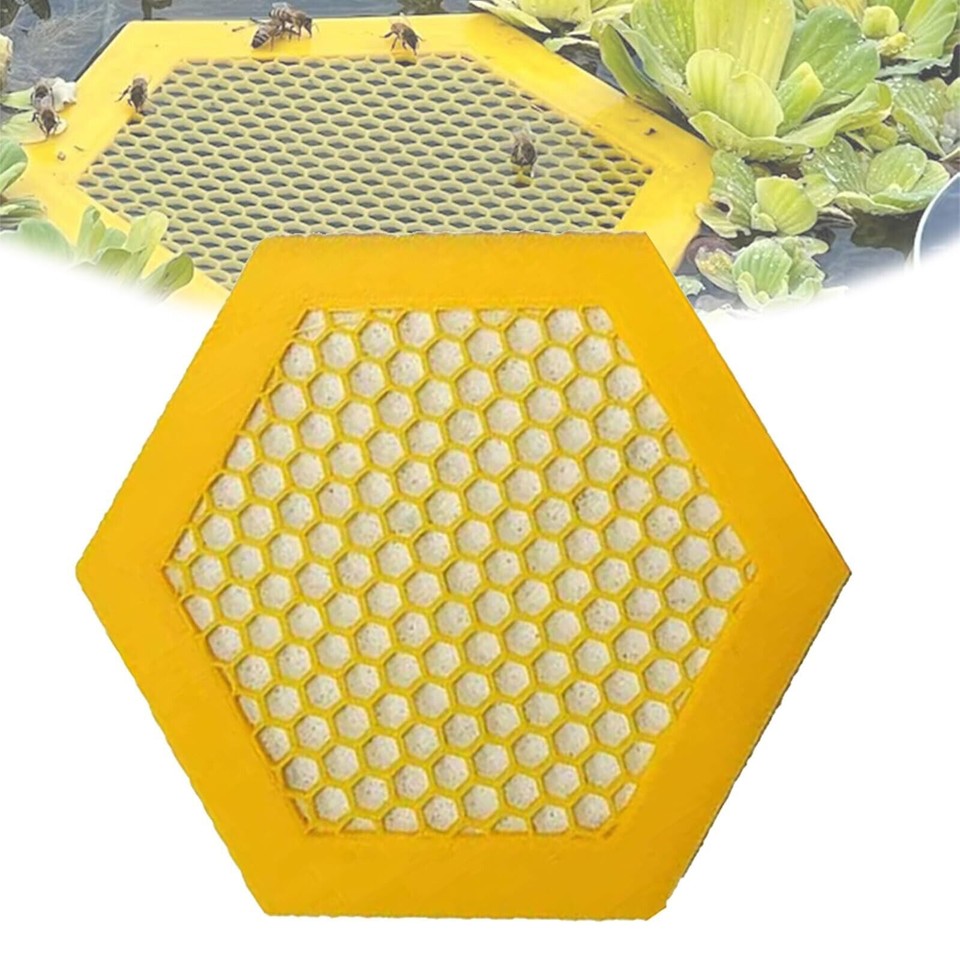 Plastic 3D Printed Floating Bee Island for Outdoor Garden Bee Bath ...