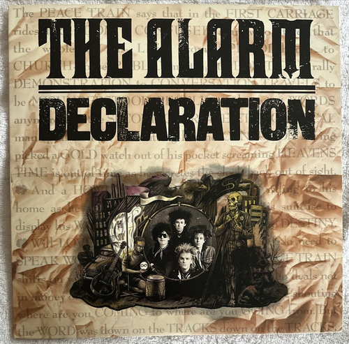 The Alarm Declaration Album SP 70608 Vinyl Record LP I.R.S. Records ...