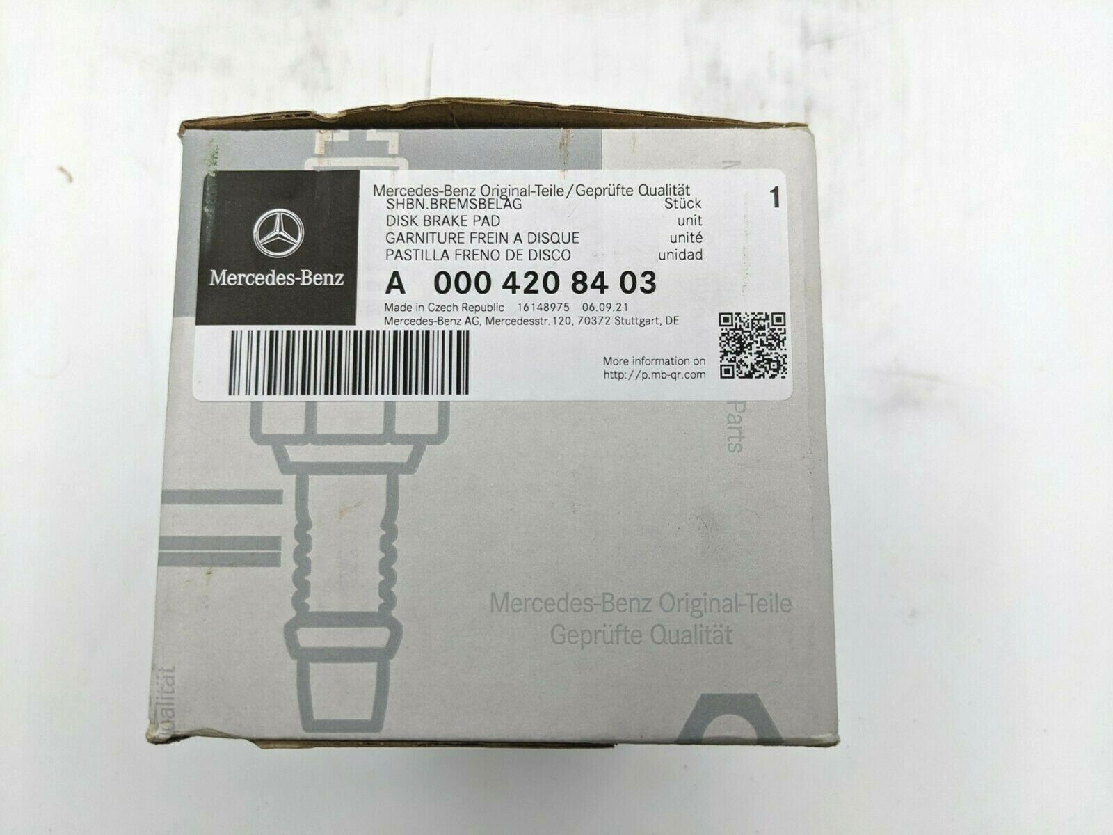 Original Mercedes Bremsbeläge Bremsklötze VORNE 205 213 238 253 257 ...