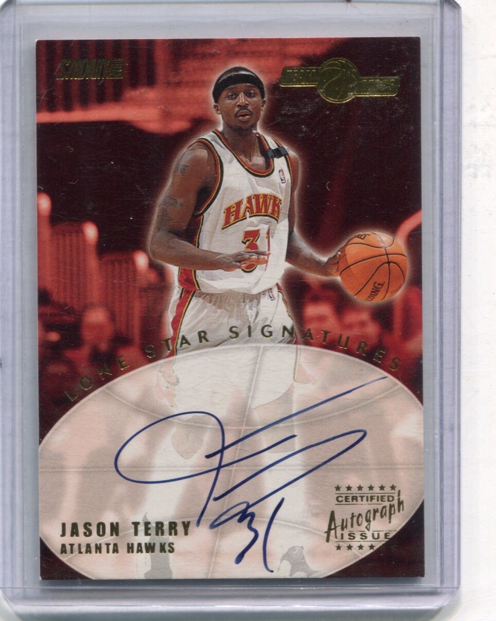 2001 Stadium Club - JASON TERRY - Team Topps Lodestar Autograph ...