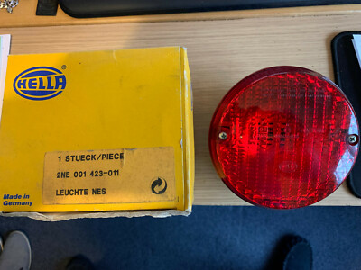 hella fog light 2NE 001 423-011 P21W 12/24v Red Lens | eBay