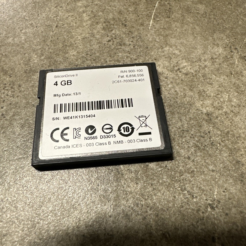 WD SILICONDRIVE II 4GB PATA SSD-C04GI-4525 CF CARD | eBay