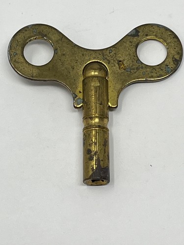 Old Brass Clock Key #4 3.2mm (CM16-8940) | eBay
