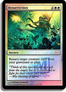 Resurrection (FNM) FOIL Promo HEAVILY PLD Sorcery Special MAGIC CARD ...