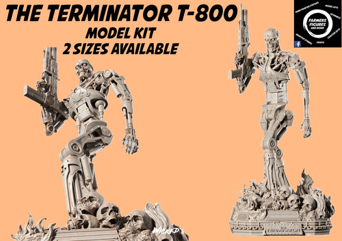 T-800 Terminator Model Kit - Highly Detailed 3D Print - 2 Sizes | eBay UK
