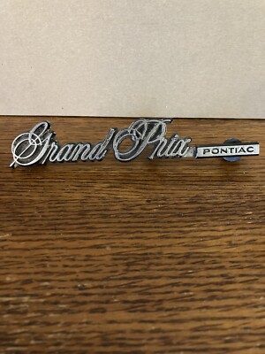 1978-1980 Pontiac grand prix fender script Pre Owned | eBay