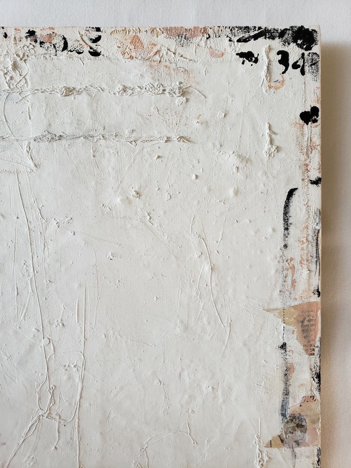 Original Abstract Minimal Textured Painting On Reclaimed Wood By K.A ...