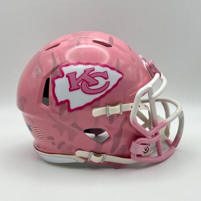 Kansas City Chiefs CUSTOM Pink Arctic Camo Hydro-Dipped Mini Football ...