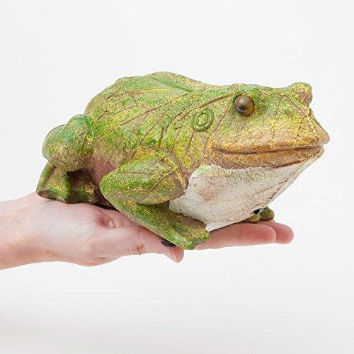 Bits and Pieces - Frog Motion Sensor Statue - Weather Resistant, Hand ...