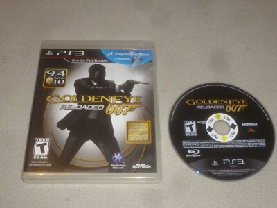 PLAYSTATION 3 PS3 GAME GOLDENEYE RELOADED 007 W CASE ACTIVISION GOLDEN ...