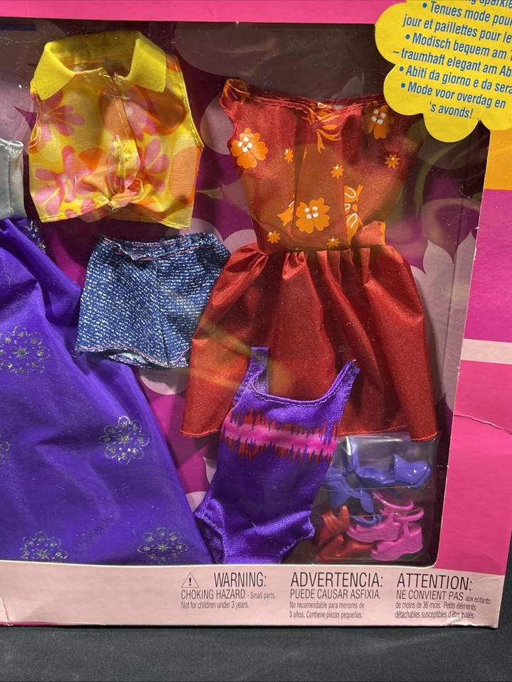 Barbie 6 Fashion Gift Pack 68209 Vintage Barbie Outfit Set | eBay