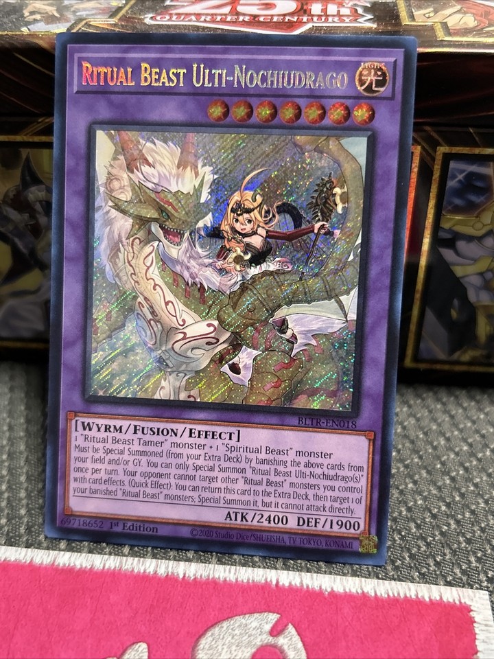 2X-Ritual Beast Ulti-Nochiudrago - BLTR-EN018 - Secret Rare - 1st ...