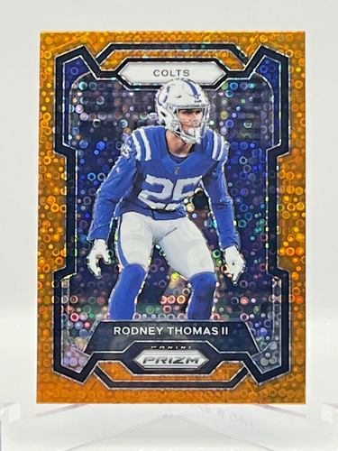 2023 Panini Prizm NFL Football Card #130 Rodney Thomas II - Disco Prizm ...