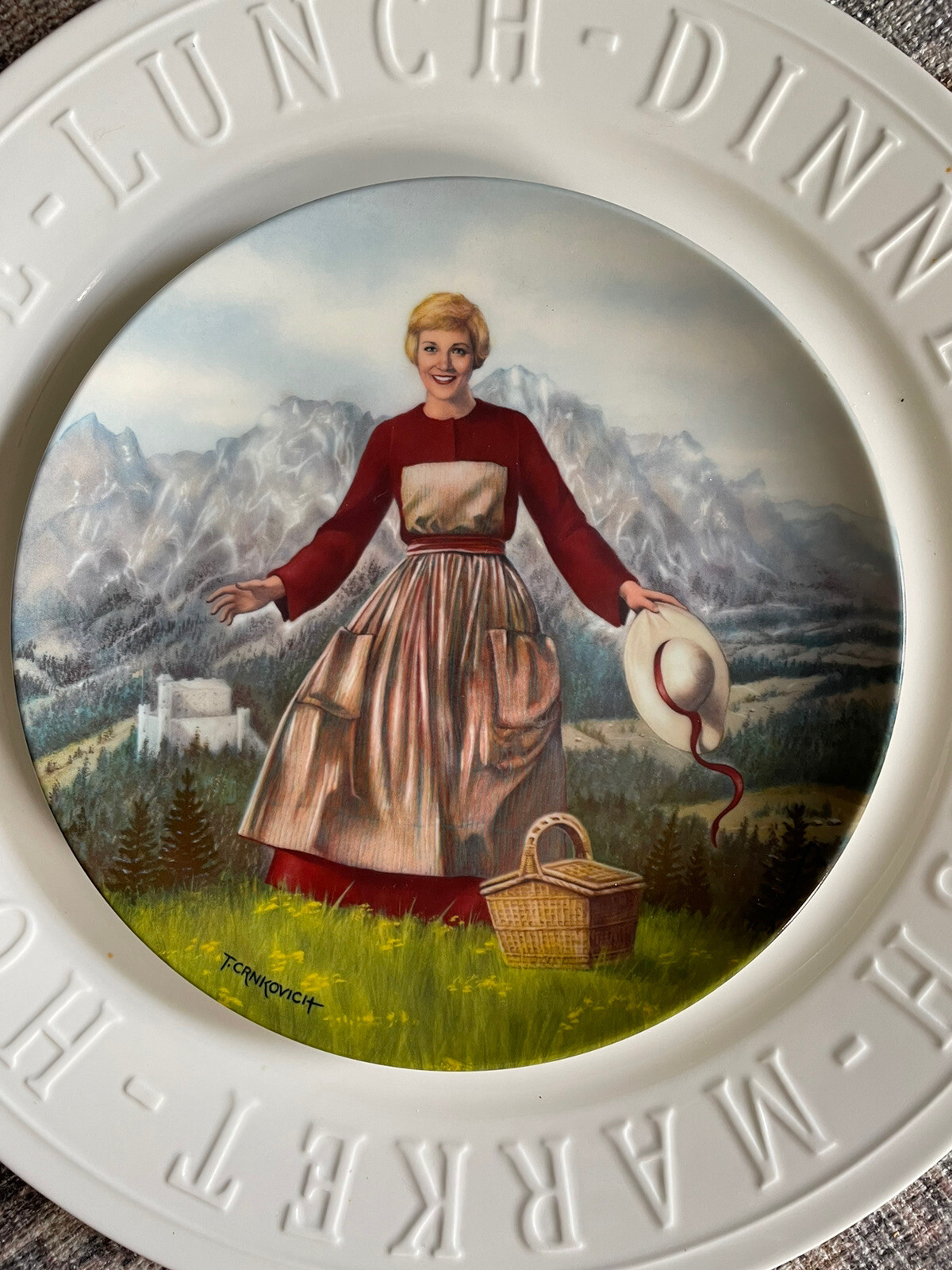 EM KNOWLES "THE SOUND OF MUSIC" 1st COLLECTOR PLATE 1986 Excellent ...
