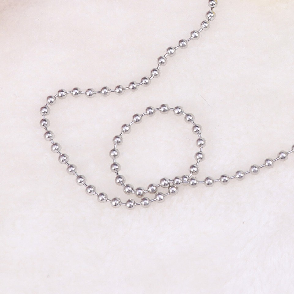 3pcs Stainless Steel Ball Chain Clips Flexible Napkin Clip Chain | eBay