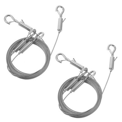 2Pcs Adjustable Picture Hanging Wire Stainless Steel Wire Rope For ...
