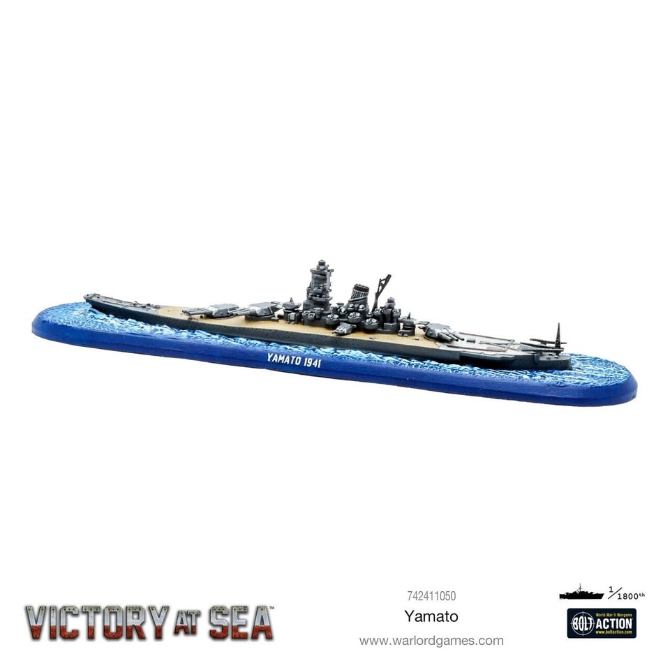 WarLord Victory at Sea Yamato WWII Naval Wargame Tabletop Strategy ...