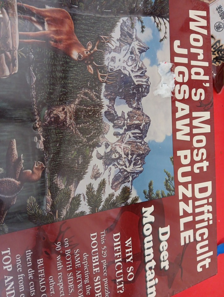 Deer Mountain World's Most Difficult Jigsaw Puzzle 529 Pieces ...