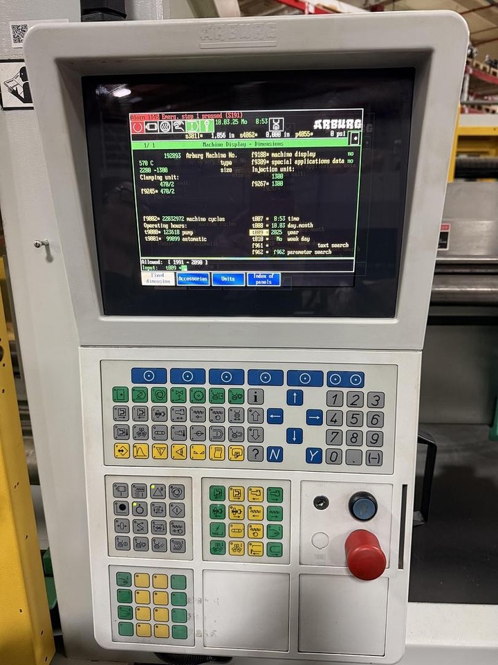 ARBURG 245 Ton Injection Molding Machine 570C 2200-1300 USED #149866 | eBay