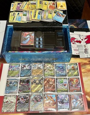 Pokemon Card Collection Lot Vintage Binder Full Arts 250 Cards- Mega ...