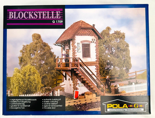New POLA 1709 G Scale SWITCHING STATION Blockstelle Railroad Building ...