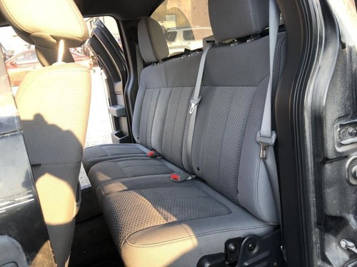 2011-2014 FORD F150 Rear Back Seat Bench MS Gray Cloth Fabric Super Cab ...
