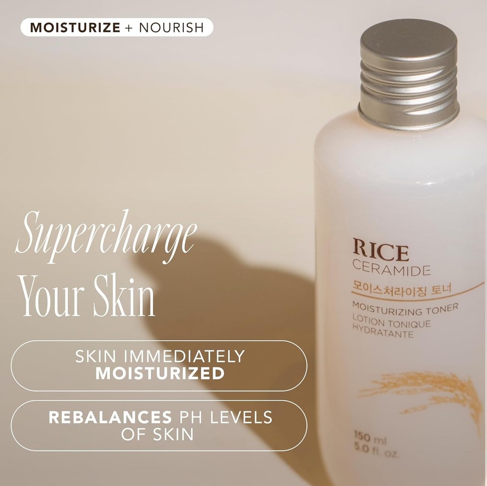 The Face Shop Rice Ceramide Moisturizing Toner - Rice Extract Rice ...