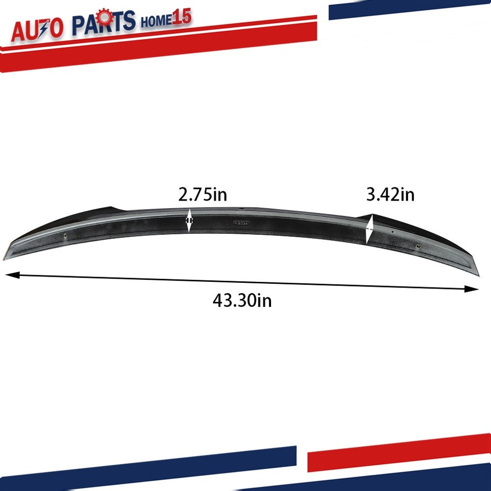 Rear Wing Style Trunk Lip Spoiler For Nissan Sentra 2020-2021 Gloss ...