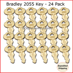Bradley 2055 Dispenser Key - (24/pc.) "Master Pack" | eBay