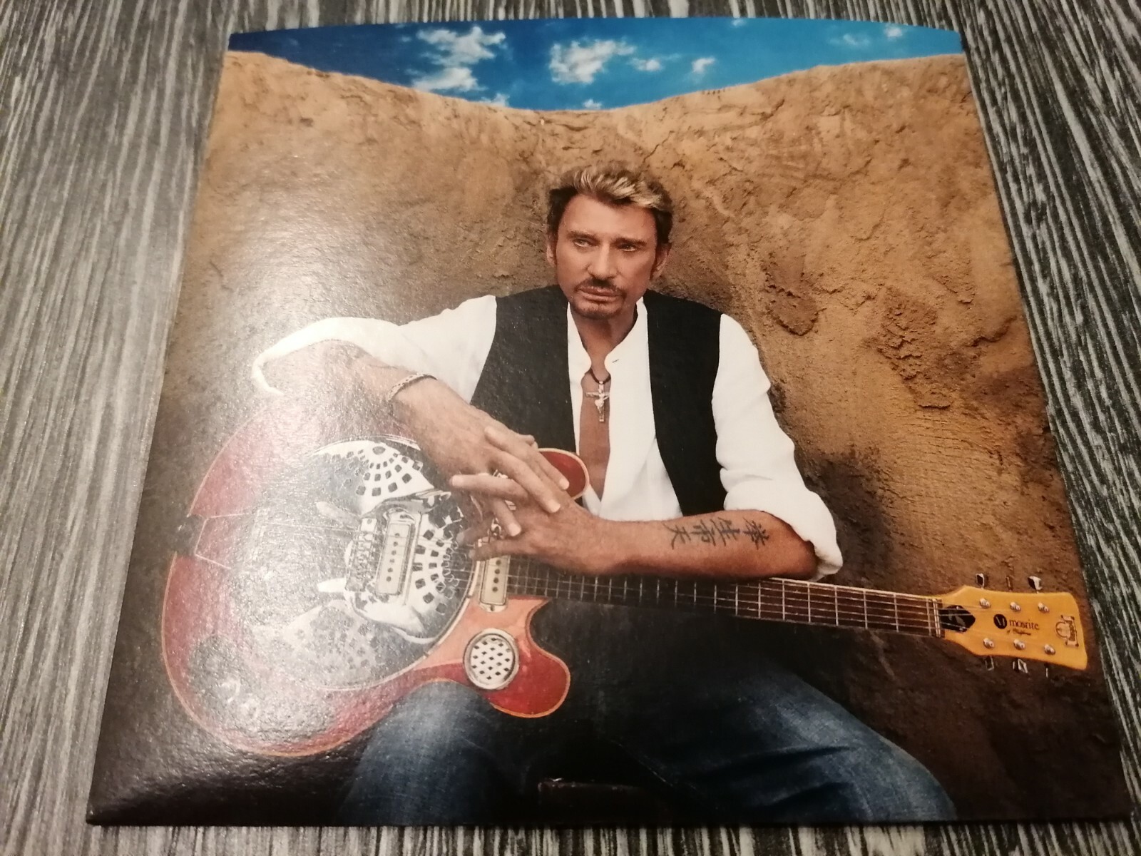 RARE JOHNNY HALLYDAY POSTER SOUS POCHETTE COLLETOR NEUF JAMAIS ACCROCHE ...
