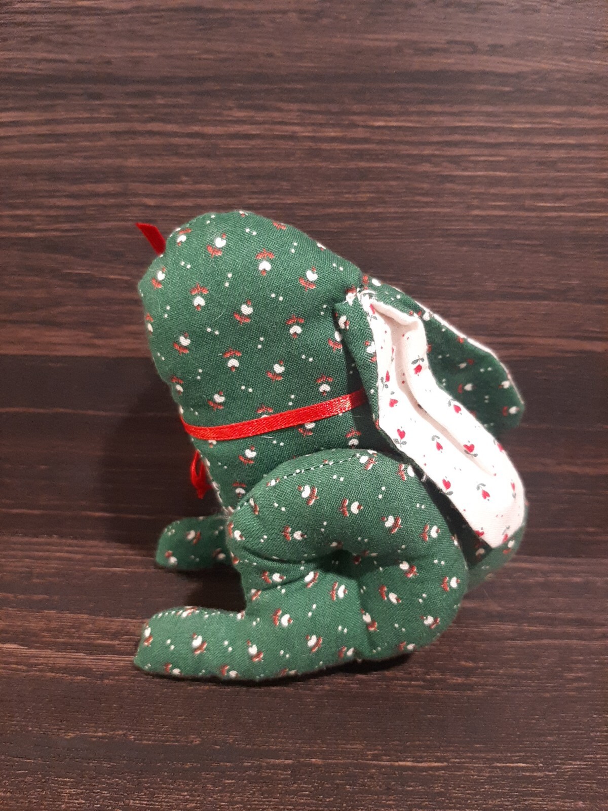 Fabric Stuffed Decorative Cloth Rabbit with Moveable Legs, Hand Sewn ...