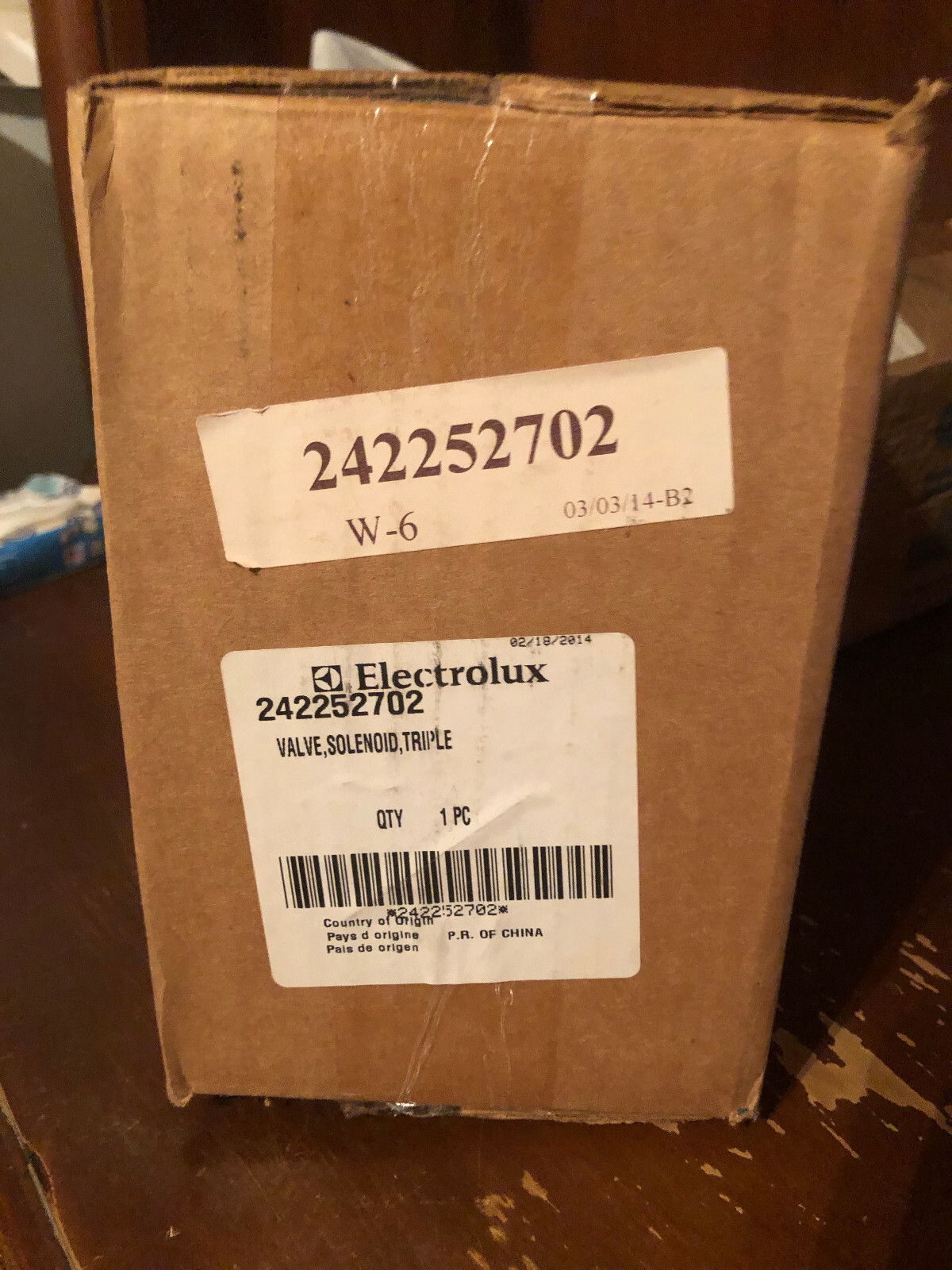 Electrolux 242252702 Refrigerator Water Solenoid Valve | eBay