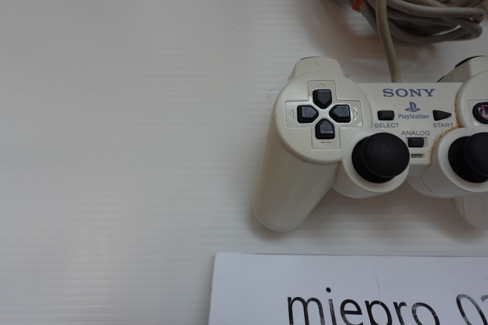 PlayStation2 Dual Shock 2 Analog Controller Ceramic White Sony PS2 SCPH ...