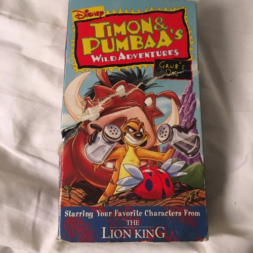 VHS Tape Timon & Pumbaa's Wild Adventure: Grub's on Video Lion King ...