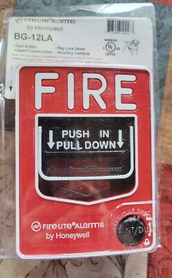 FIRELITE BG-12LA MANUAL PULL STATION DUAL ACTION-INDOOR APPLICATIONS ...