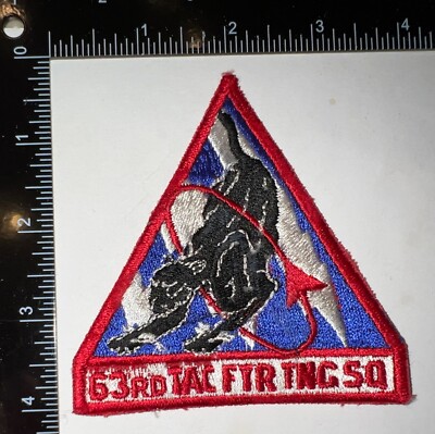 USAF US Air Force 63rd Tactical Fighter Training Squadron Patch | eBay
