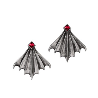 Alchemy Gothic Nighttime Stud Earrings Batwing Vampire Bat Witchy ...