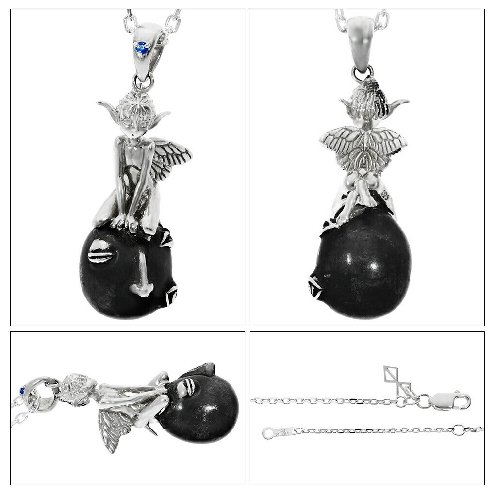 Berserk Saints Puck & Beherit Necklace Silver 925 Zirconia Made to ...
