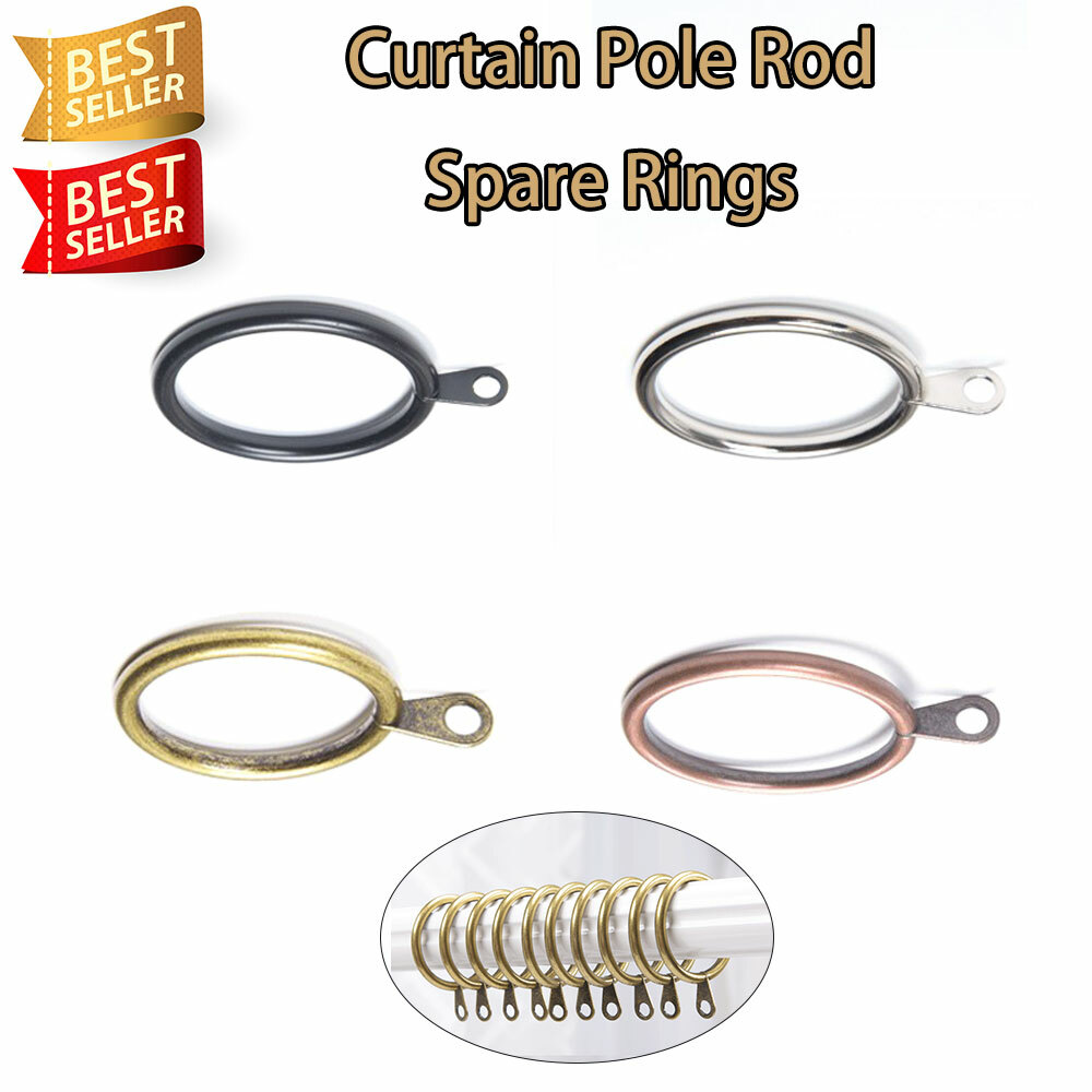20x Curtain Gathering Hooks Rings Pencil Pleat Small Metal Gather Hooks ...