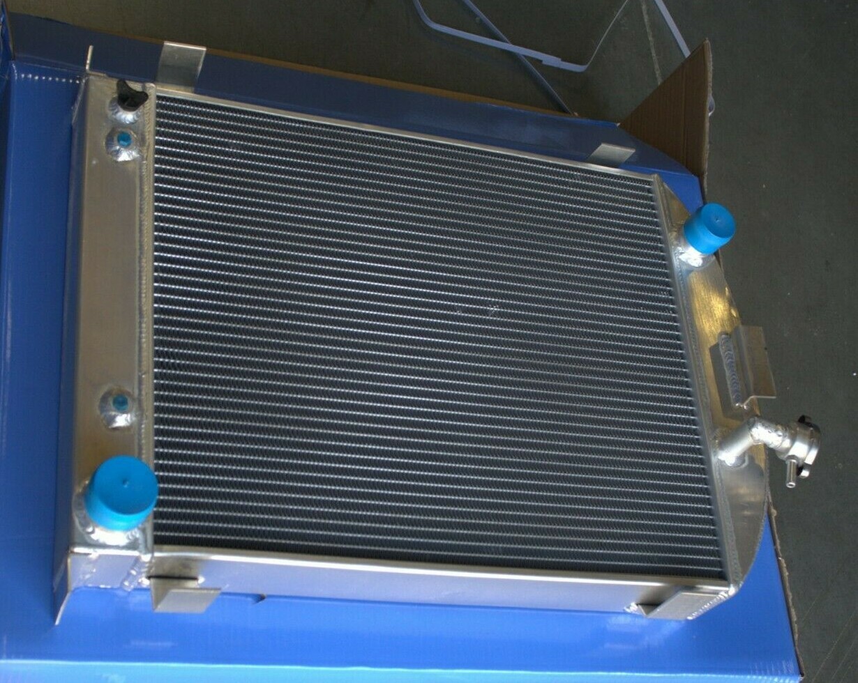 3Row Radiator 1932 Ford Model B 3.3L l4 w/ Cooler HI-BOY Grill Shell ...