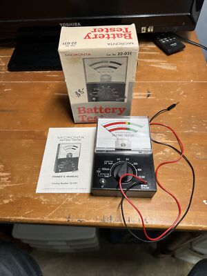 Vintage Micronta Battery Tester 22-031 Used VERY CLEAN | eBay