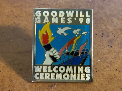 1990 Goodwill Games Welcoming Ceremonies Olympic Pin Washington Huskies ...
