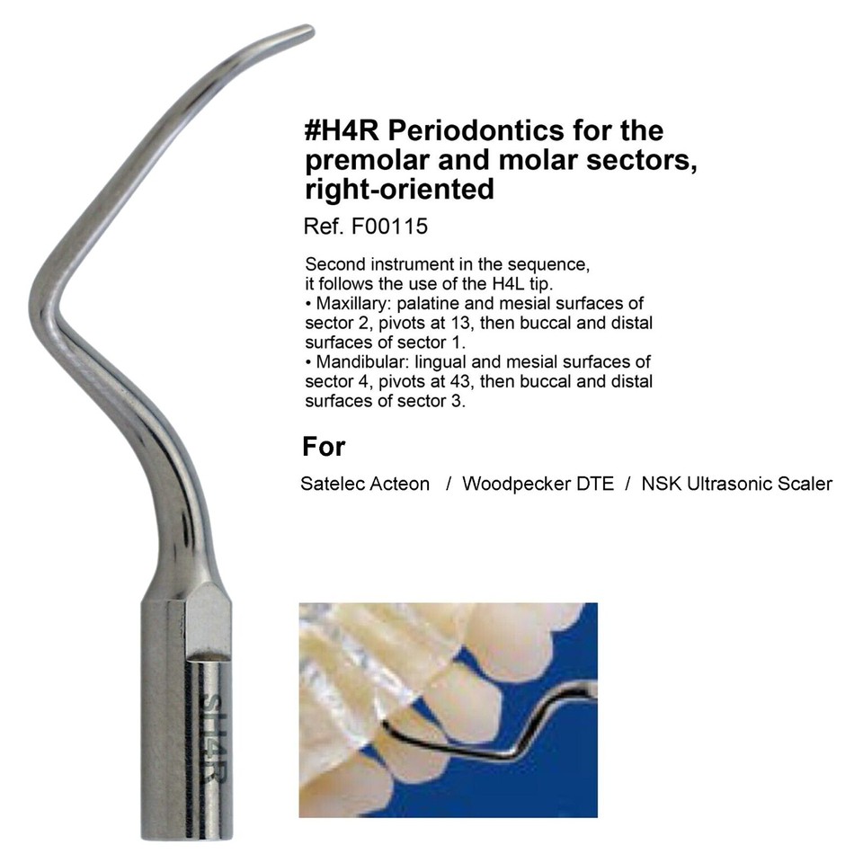 For Satelec Acteon Newtron P5 XS Dental Ultrasonic Piezo Scaler Tip H3 ...